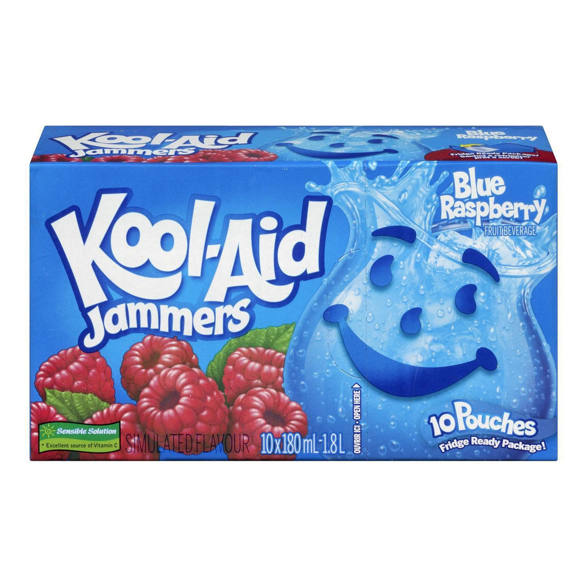 Kool Aid Jammers Blue Raspberry10 X 180 Ml Mike Dean Local Grocer 8679
