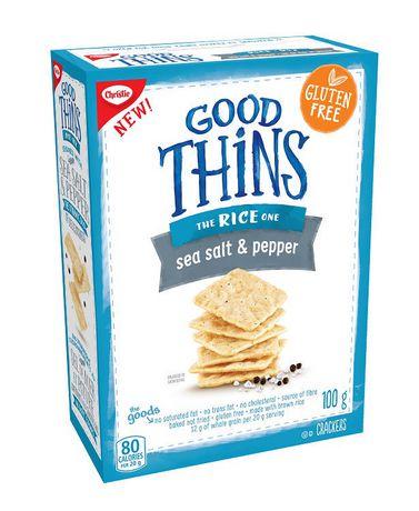 Christie Good Thins Rice Crackers Sea Salt And Pepper 100g