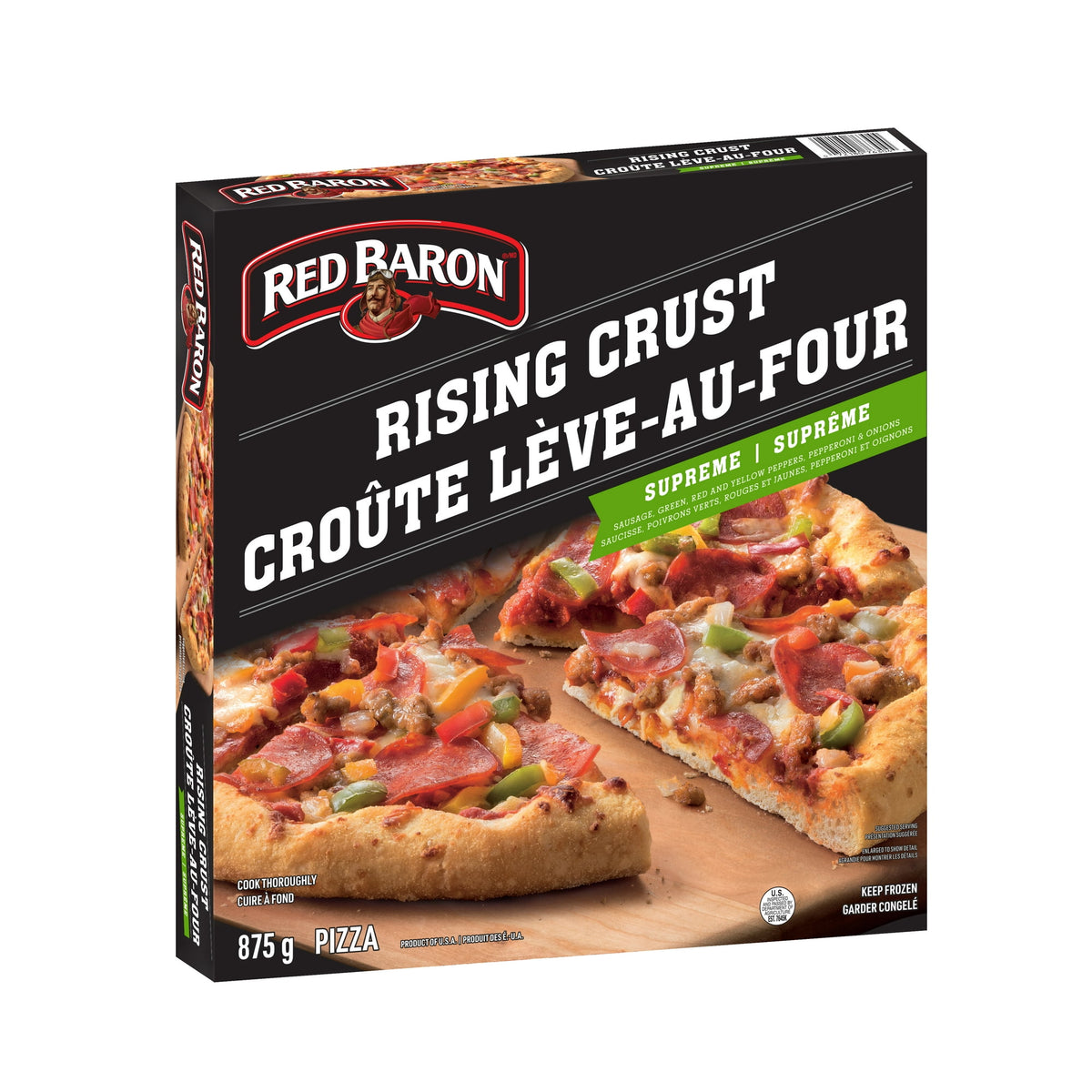 Red Baron Supreme Rising Crust Pizza 875g – Mike Dean Local Grocer