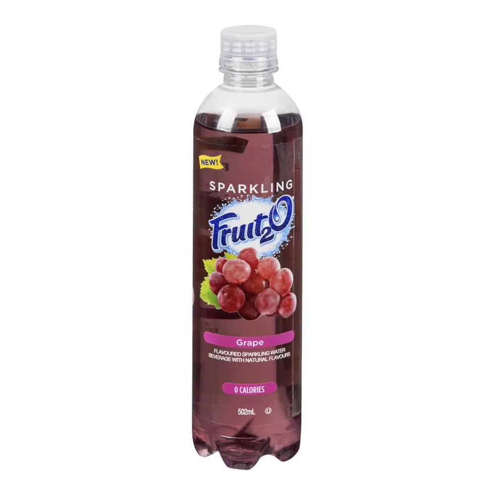 FRUIT2O GRAPE SPARKLING DRINK 502 ML – Mike Dean Local Grocer