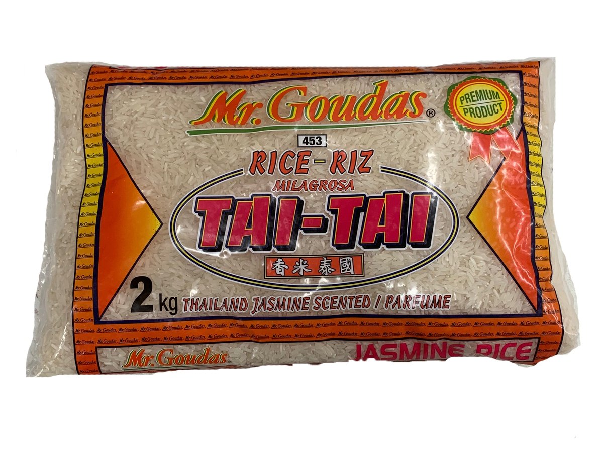 MR GOUDAS JASMINE TAI TAI RICE 2 KG – Mike Dean Local Grocer